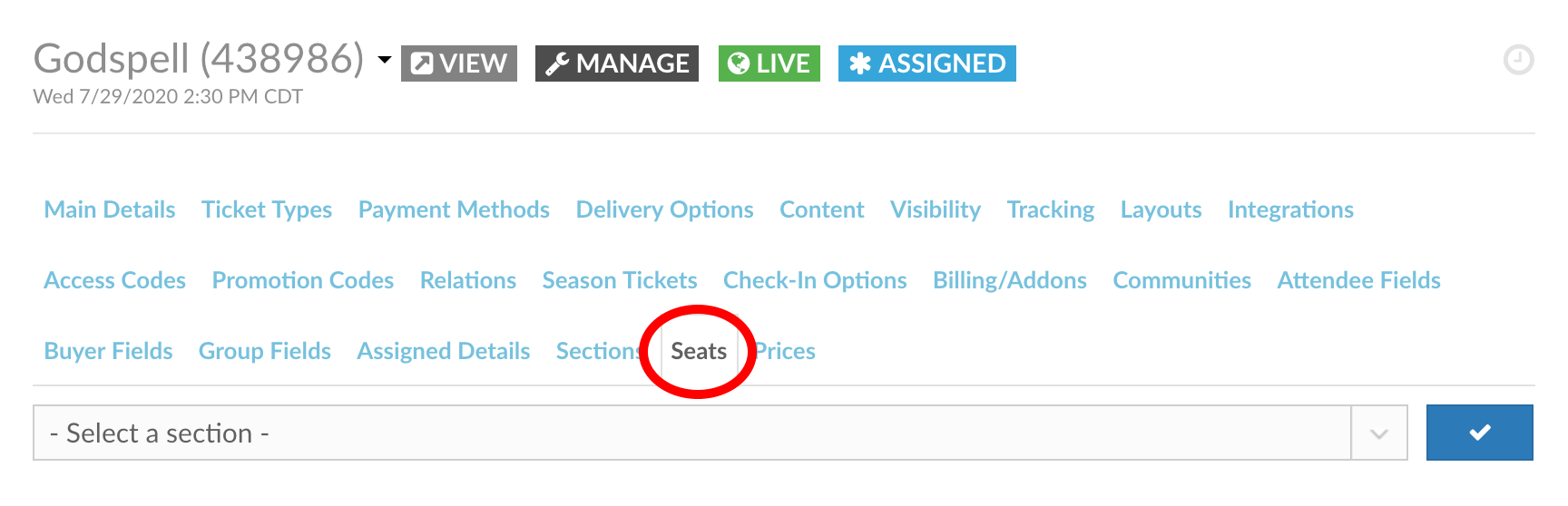 Edit Existing Seats – Brushfire Help Center