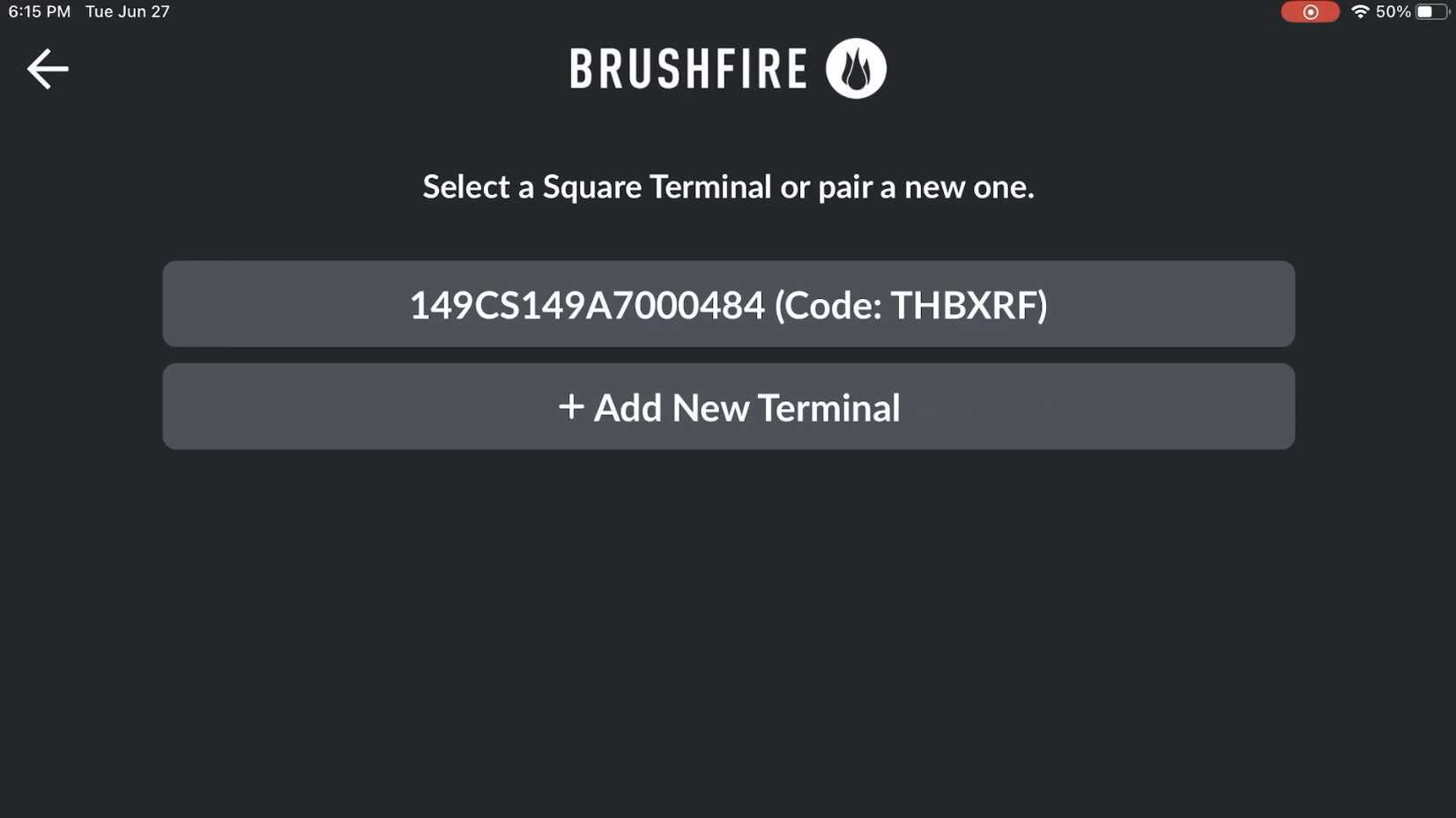 Using Your Square Terminal – Brushfire Help Center