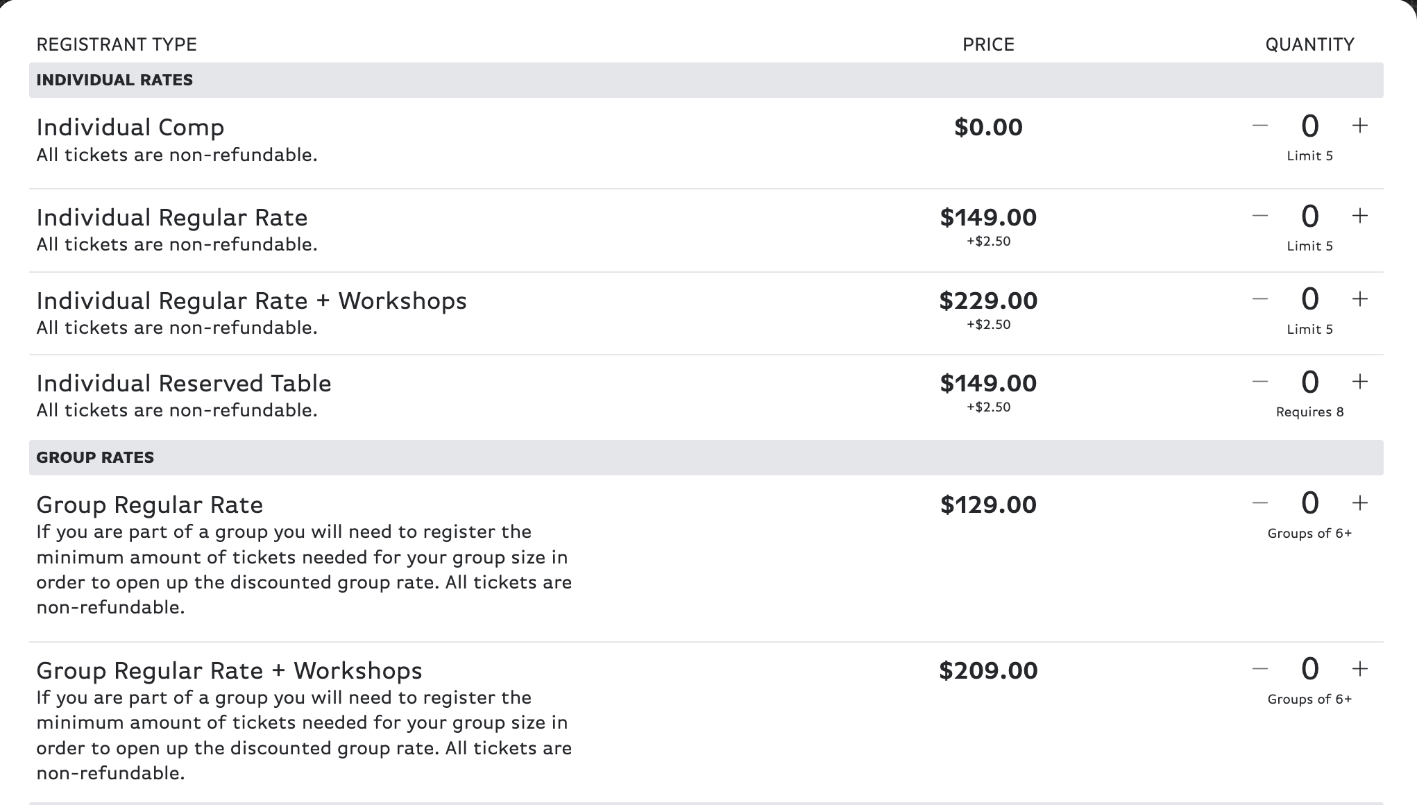 Group Tickets and Registrations – Brushfire Help Center