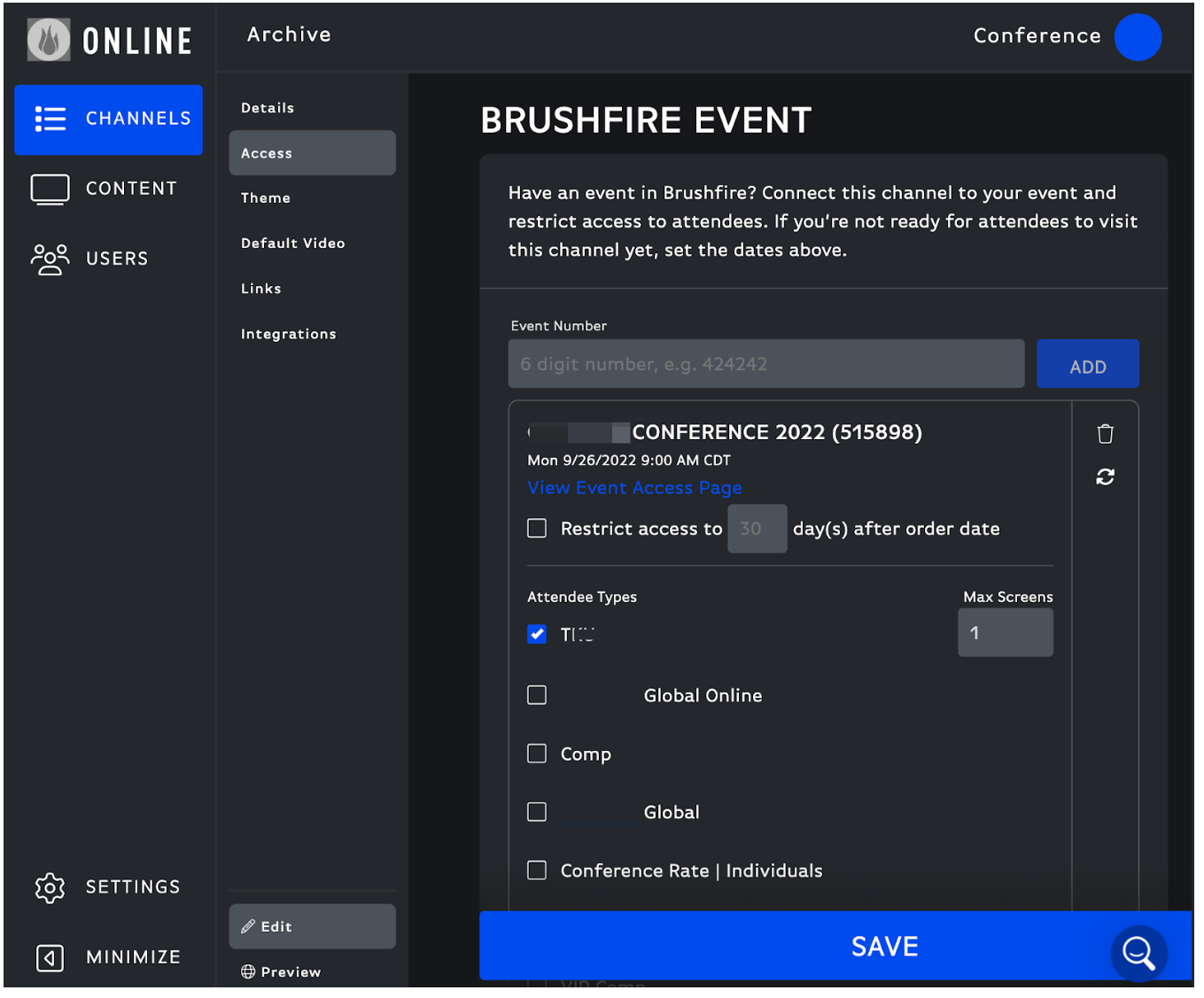 Adding Channels to Brushfire Online – Brushfire Help Center