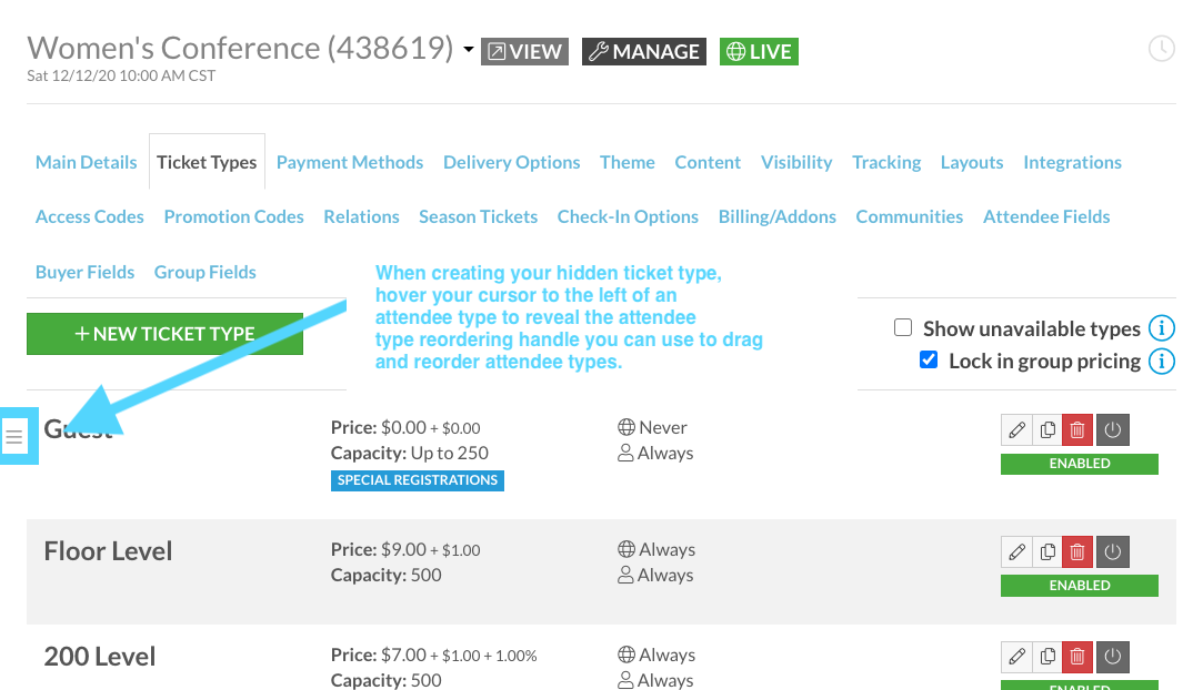 Adding Access Codes – Brushfire Help Center